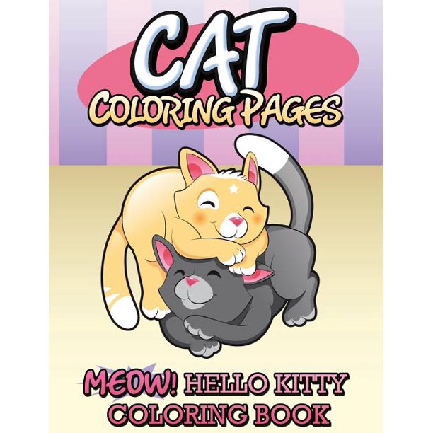 Cat Coloring Pages (Meow! Hello Kitty Coloring Book) (Paperback ...