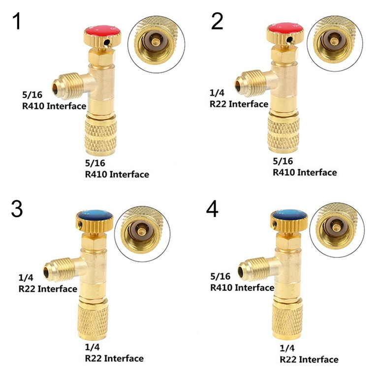 R32 Refrigerant Wisscool HVAC Control Valve R410a R134a R22 R32 R404a ...