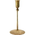 Creative Co-Op Hand-Forged Hammered Metal Taper Holder, Antique Brass ...