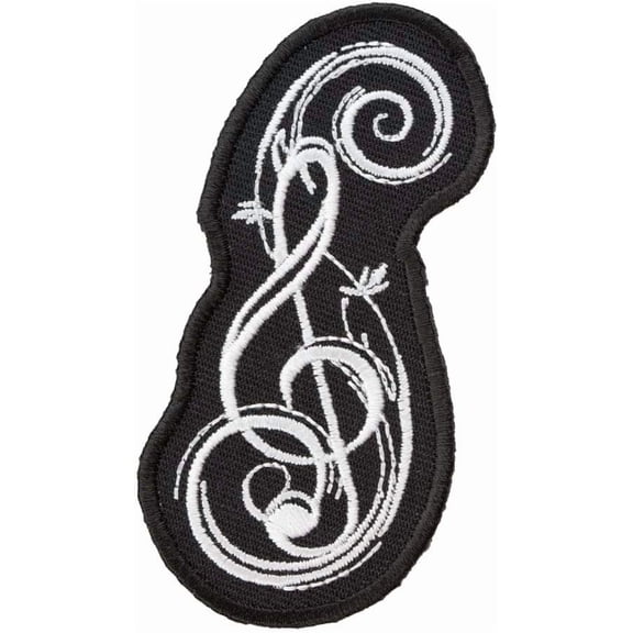 Bat-Winged Goth Bass Guitar Patch, Musical Instruments Patches,2.75x3in ...