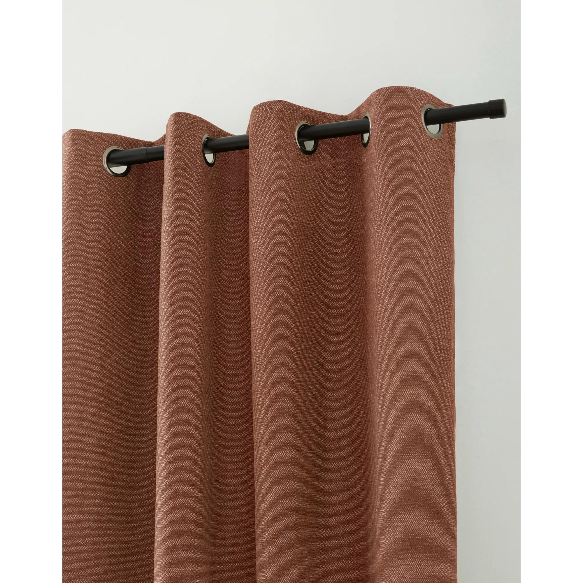 Click here for Bouclair Orange Dion Blackout Curtain 52x96 In (13... prices