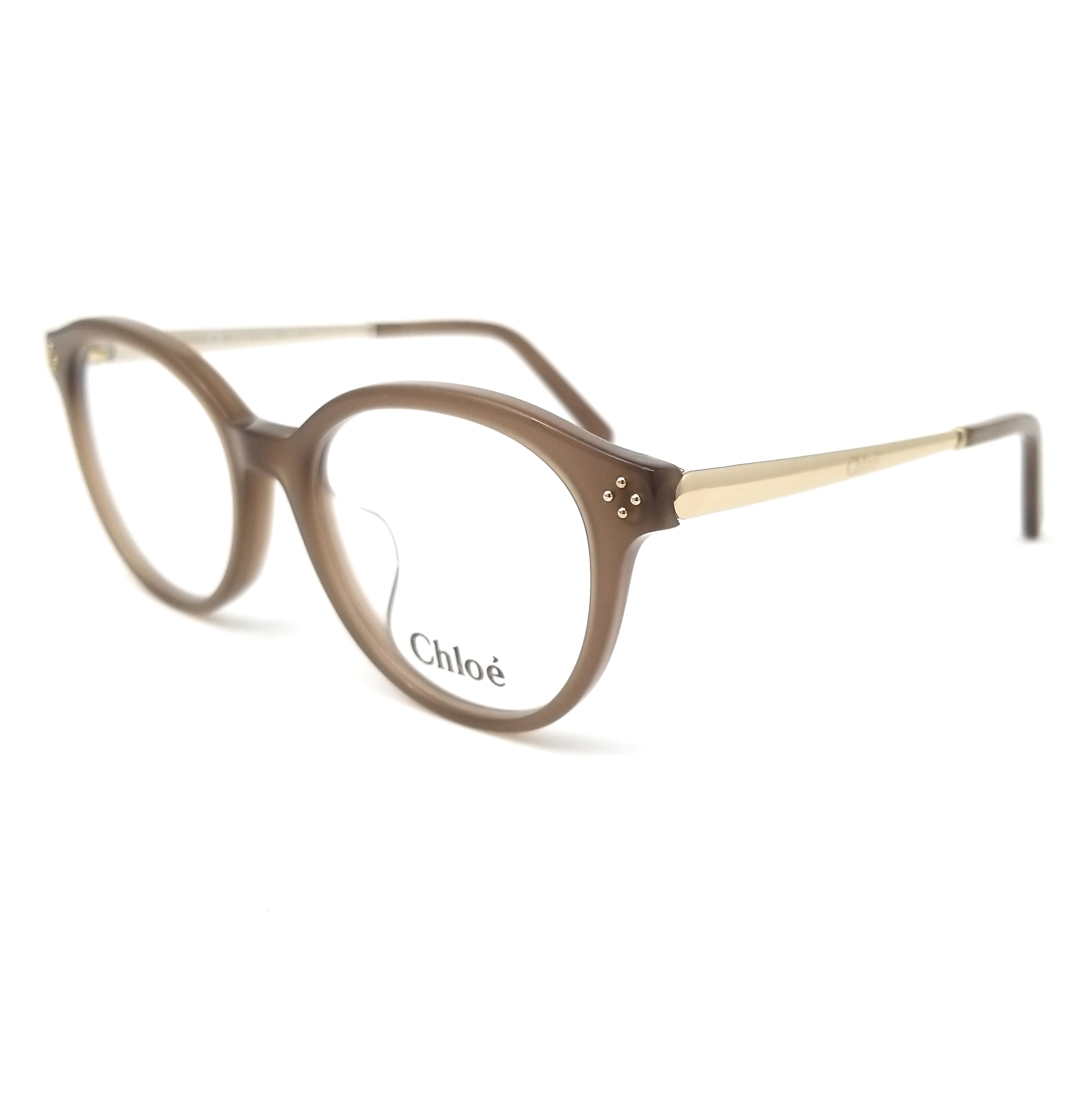 Chloe Ladies Beige Round Eyeglass Frames CE2681A 272 51 - Walmart.com