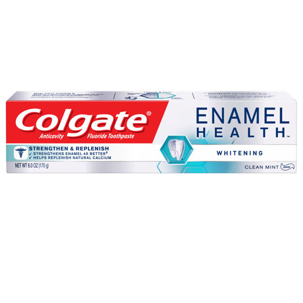 Colgate Enamel Health Whitening Toothpaste, Clean Mint - 6 ounce ...