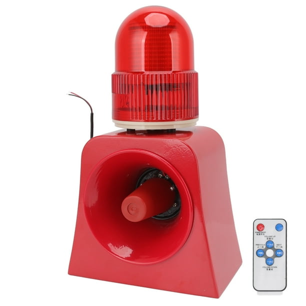 Alarma de voz de seguridad, Alarma de luz y sonido industrial Alarma de ...