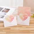 Heart Shaped Greeting Cards,10 Pack Blank Foldable Note Cards Inside ...