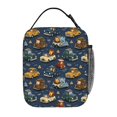 Animals driving cars Lunch Bag, Insulated Lunch Bag, Portable Lunch Box ...