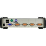 4PORT PS2 USB CS84U KVM SWITCH W/ 4 6 FT USB CABLES - Walmart.com