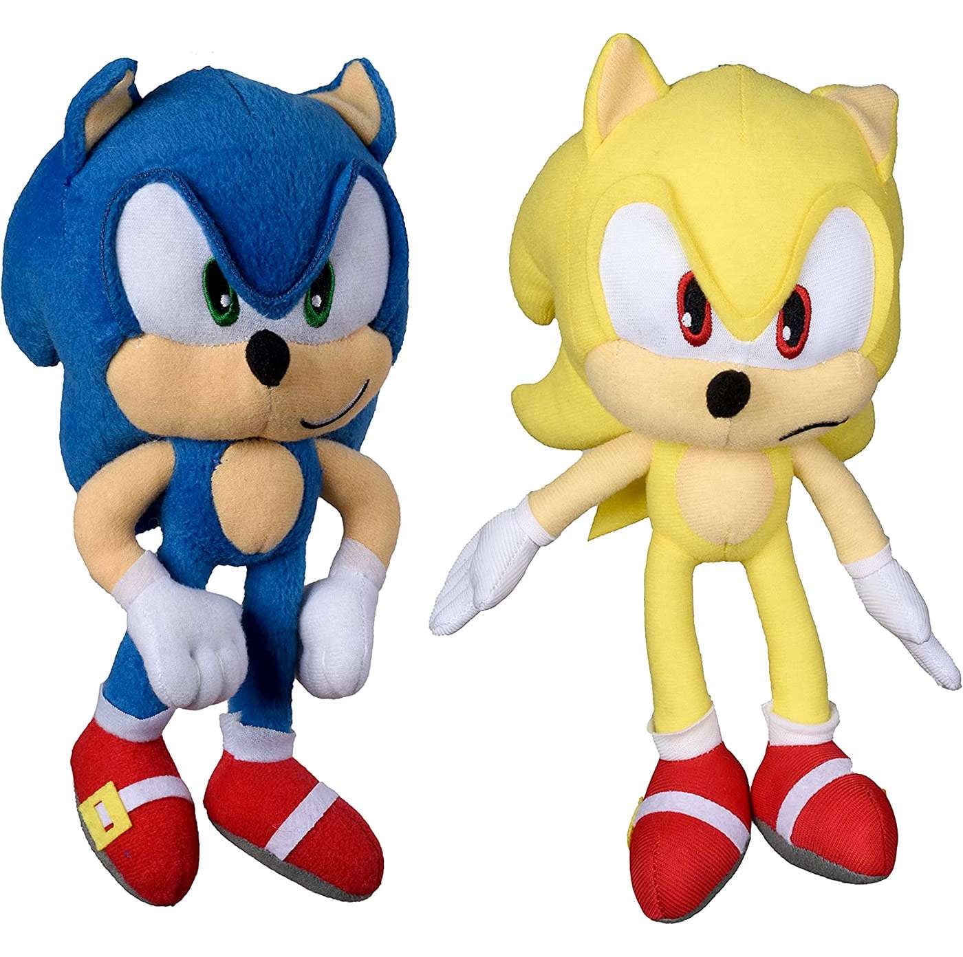 Sonic The Hedgehog Sonic & Super Sonic Plush Bag Clip 2-Pack - Walmart.com