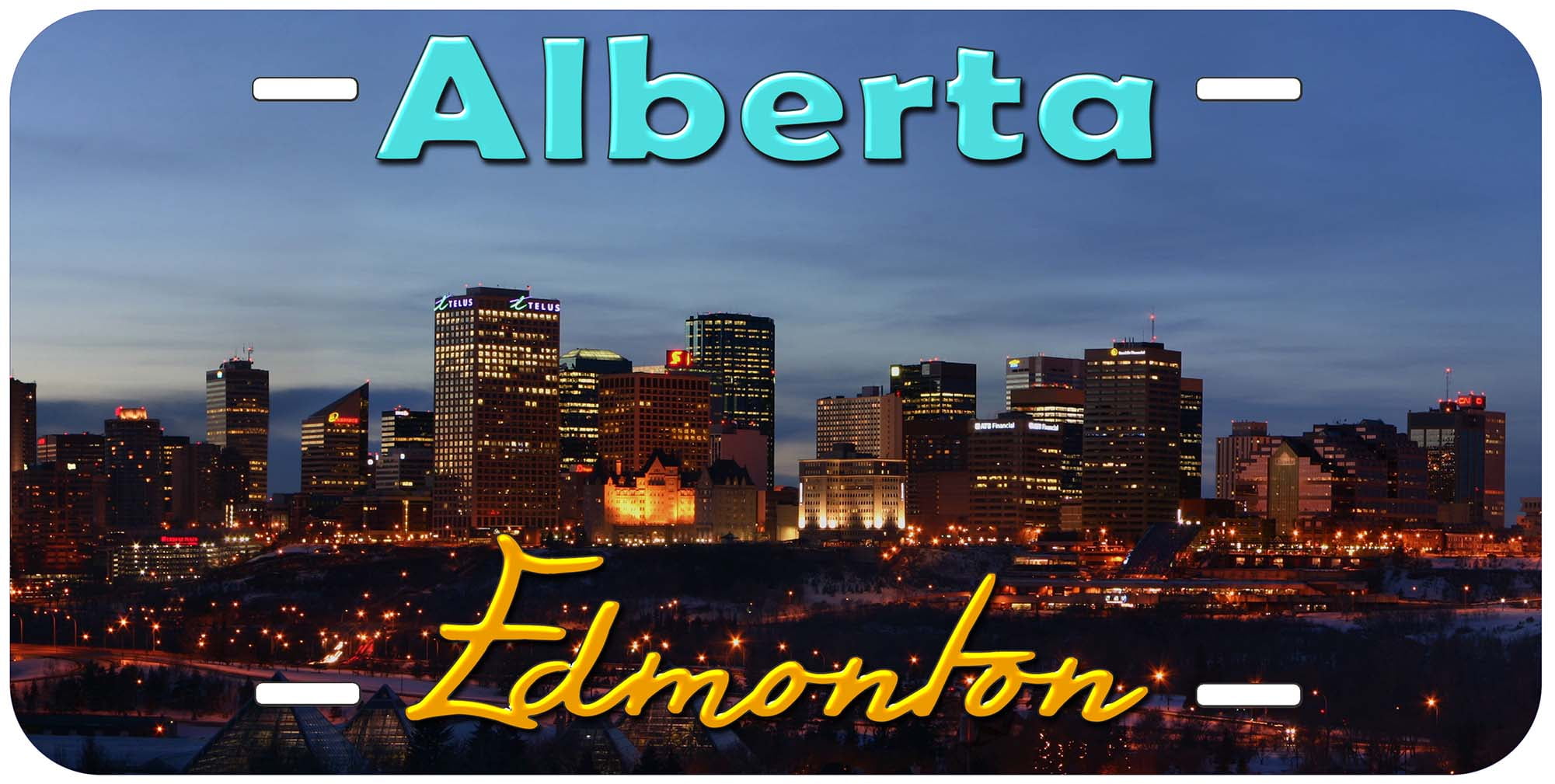 Edmonton License Plate