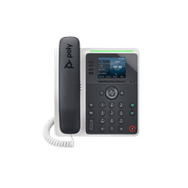 Poly Edge E220 IP Phone Corded Corded Bluetooth Desktop Wall Mountable ...