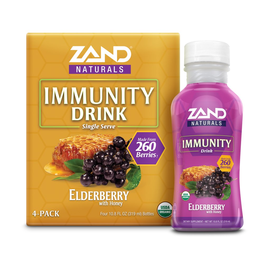 Zand Organic Elderberry Immunity Drink | Concentrated Healthy Immune ...