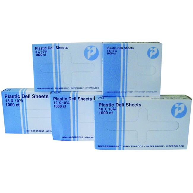 Inteplast Group DS8L 8 x 10.75 in. Plastic Pop-Up Deli Sheet, 1000 per ...