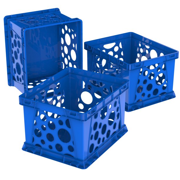 Storex Premium Plastic File Crate, Holds Letter and Legal Folders ...