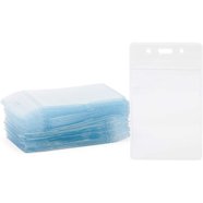 10 Pack - Heavy Duty Visitor Badges with Clips - Reusable & Re-Writable ...