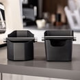 Small Coffee Grounds Box Stainless Steel Espresso Dump Bin Coffee Knock ...