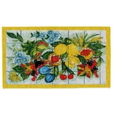 Kashi Home Kitchen Rug, Area Rug, Mat, Beautiful Print Non-Skid Latex ...