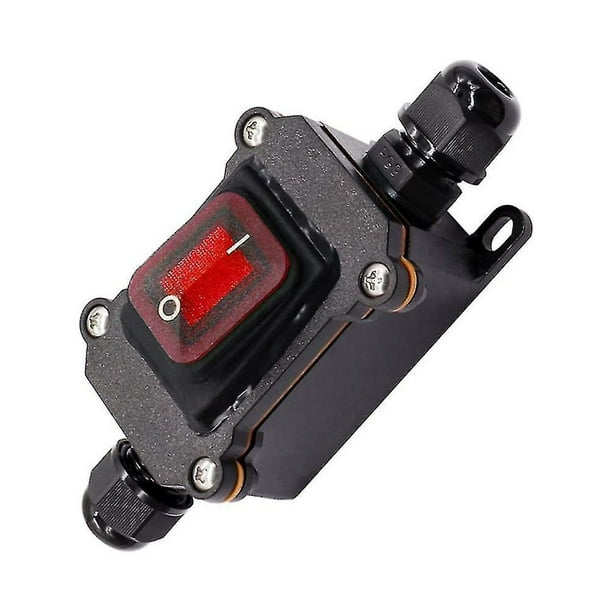 Ip67 Waterproof Inline Switch 12v Dc 20a High Current Power Waterproof ...