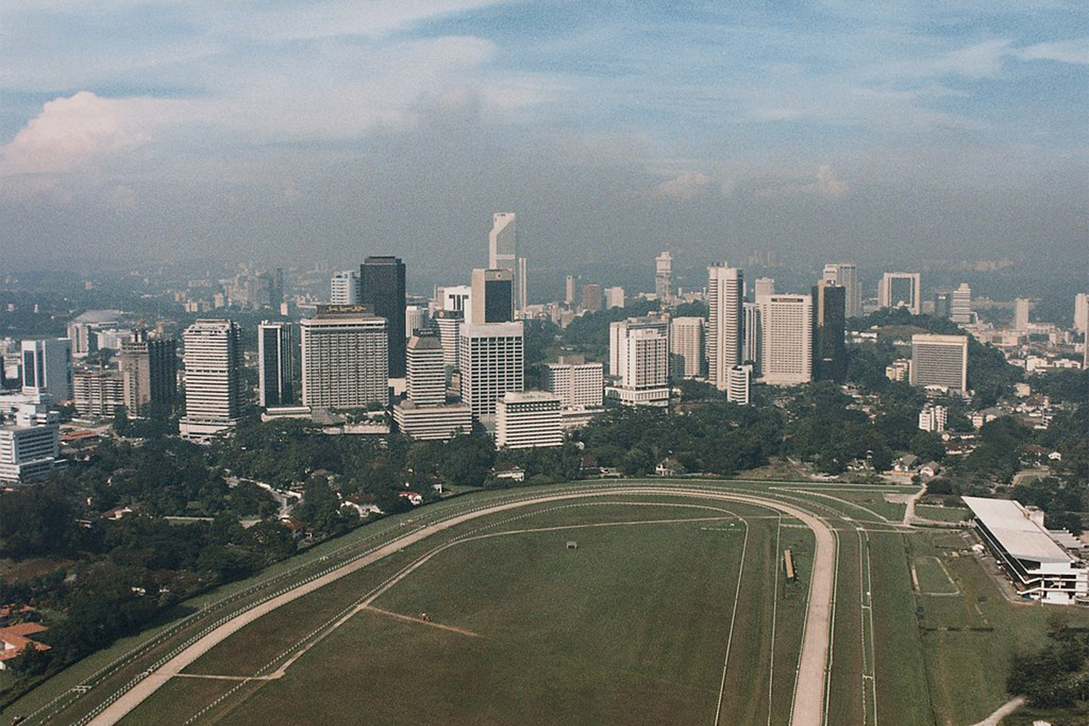 24x36 gallery poster, Kuala lumpur cityscape in the 1980s before KLCC ...