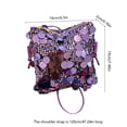 Ckraxd Sequined Crossbody Bag, Fashionable Chain Strap Handbag, Stylish ...