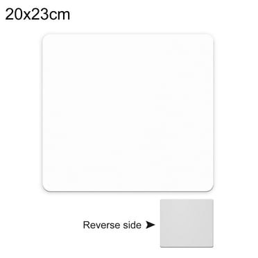 Naierhg Mouse Pad Two-sided Use Anti-slip Faux Leather Waterproof ...