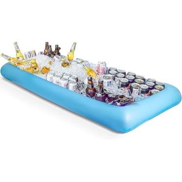 Novelty Place Inflatable Beverage Holder - Blue Buffet Bar for Party ...