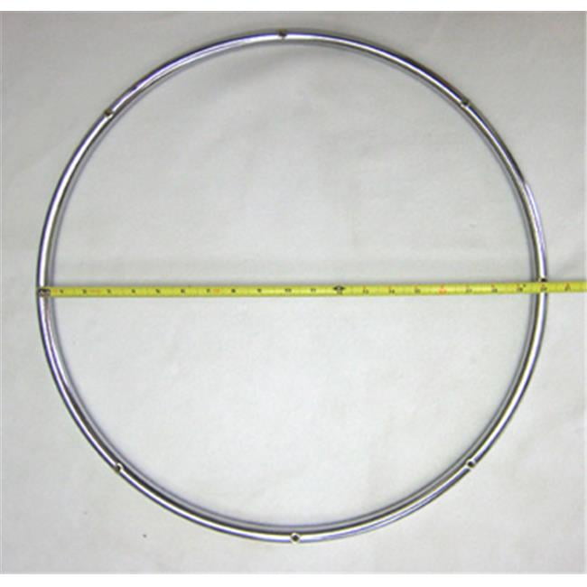 New Solutions PR041P 24 x 1.37 in. Push Rims for Wheelchair, Chrome ...