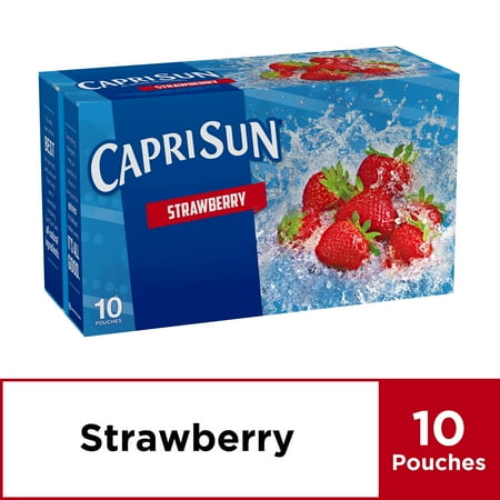 UPC 087684001011 - Capri Sun Strawberry Flavored Juice Drink Blend, 10 ...