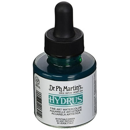 Dr. Ph. Martins Hydrus Fine Art Watercolor, 1.0 oz, Phthalo Green ...