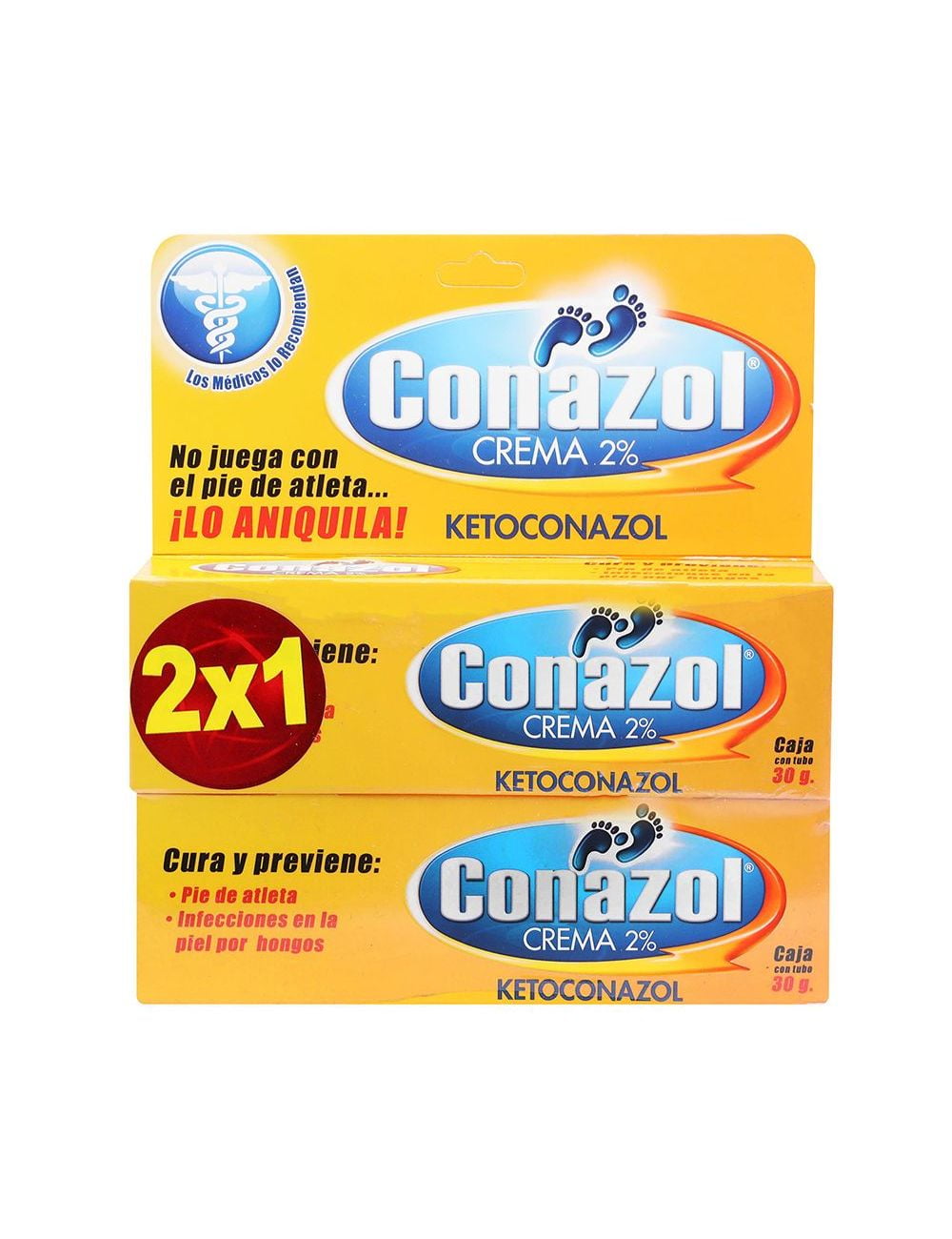 Conazol Crema Caja Con Tubo con 30 g - 2x1 Conazol CREMA | Walmart en línea