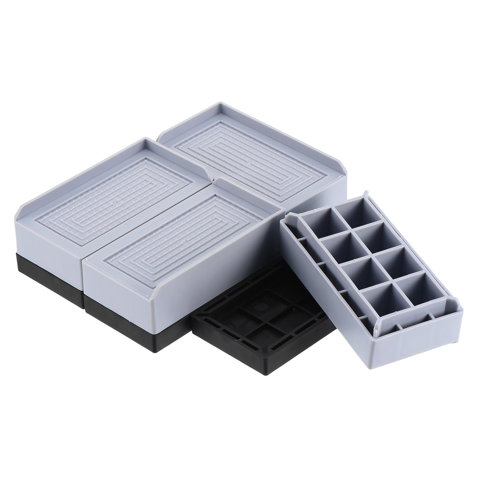 Click here for Unique Bargains Uxcell 4pcs Rectangle Bed Risers... prices