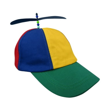 Kids & Adults Silly Propeller Beanie Multi-Colored Hat - Comical ...