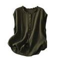 Ovbmpzd Workout Tops For Women Army Green Going Out Summer Relaxed Fit ...