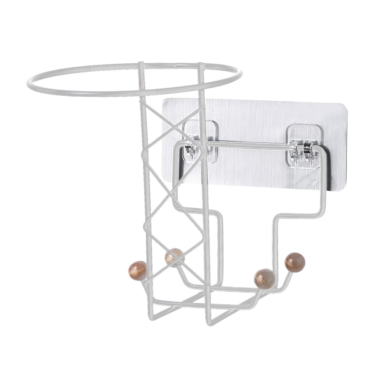 Metal Wall Mount Holder Hook Rack Jacket Bags Key Sundries Display ...