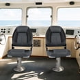 Gymax 3-Pack Folding Boat Seats w/ 28D Soft Sponge Padding Waterproof ...
