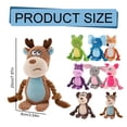 Plush Dog Chew Toy – 2026 Camel-Colored Elk with Squeaker & Rope ...