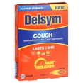 Maximum Strength Delsym Cough Suppressant, Fast Release Caplets, lasts ...
