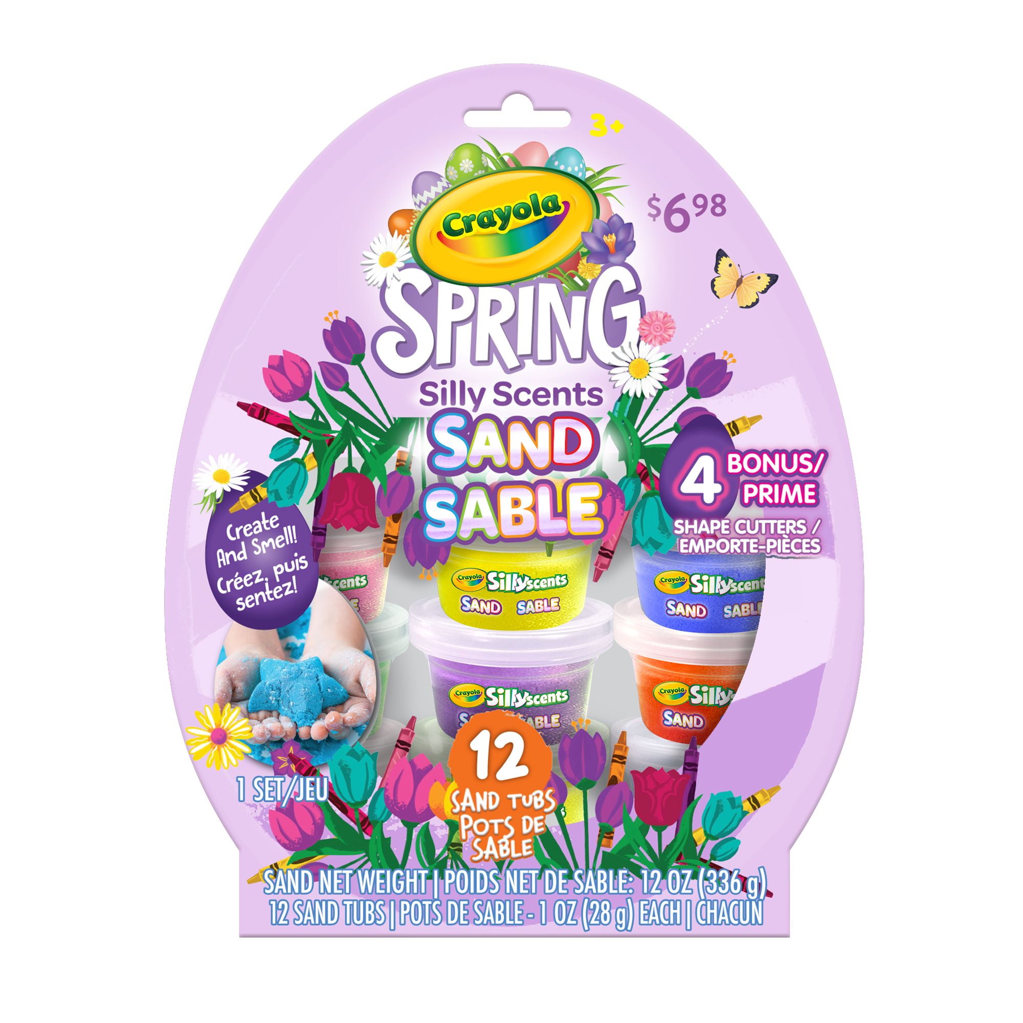 Crayola Silly Scents 12pk 1oz Sand and 4 Cutters - Walmart.ca