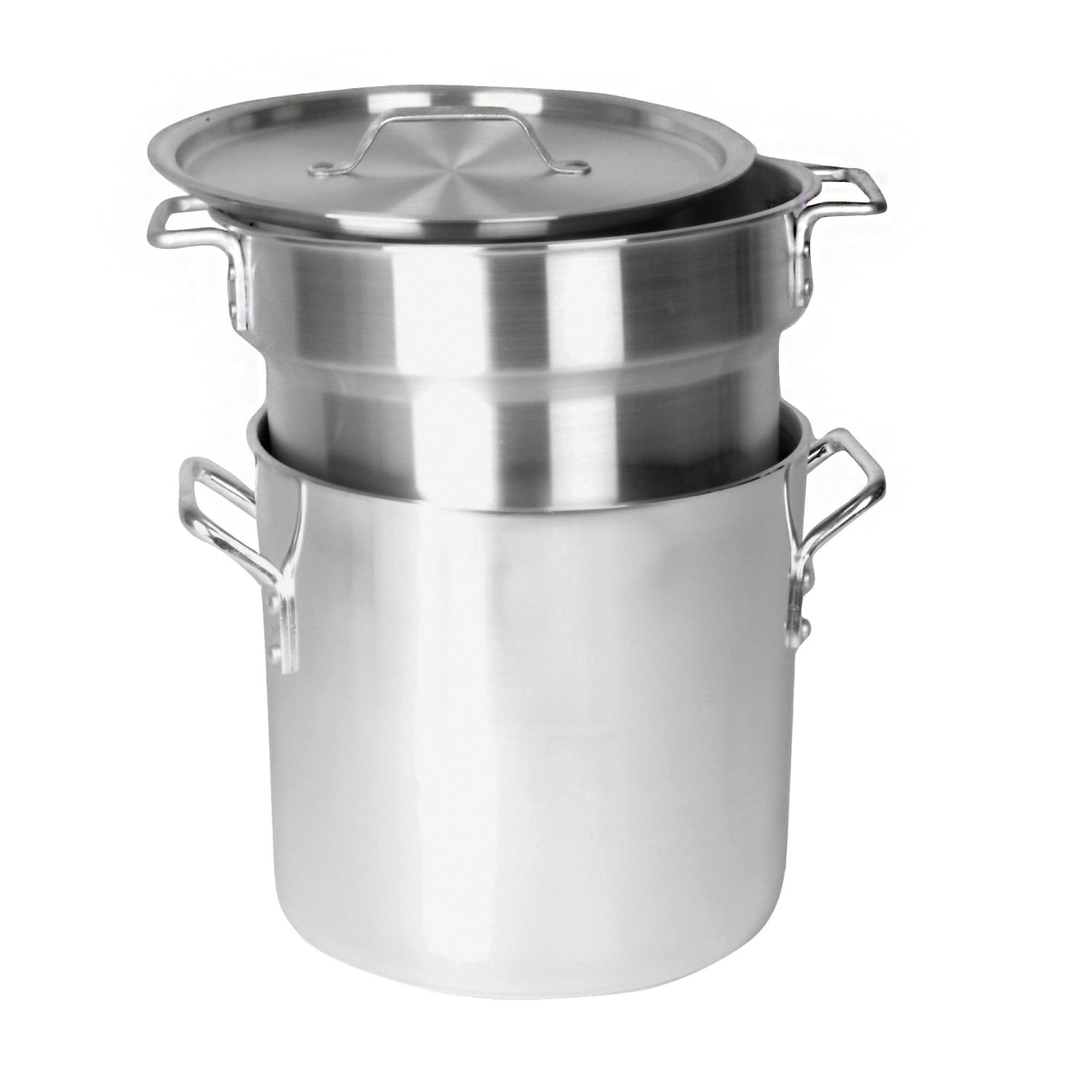 Excellante 8 quart Aluminum heavy gauge double boiler mirror finish ...