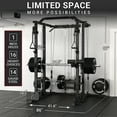 Mikolo Smith Machine Home Gym, 2000lbs Smith Rack with Cable Crossover ...