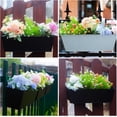 16 Inch Large Metal Wall Hanging Planters with Hooks for Outdoor Garden ...