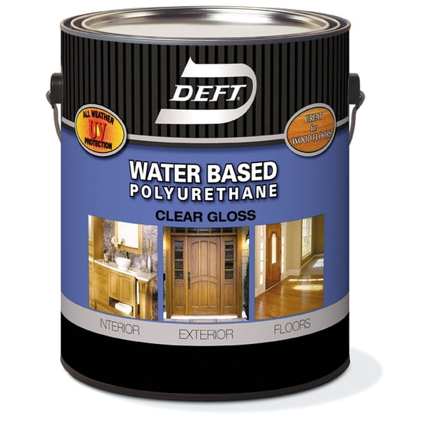 Deft® Interior/Exterior Water Based Acrylic Polyurethane, Gloss ...
