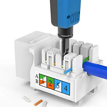 [MDTEK-Canada] 90 Degree Cat6 Cat5A RJ45 Key Jack Insert, Cat 6 UTP ...
