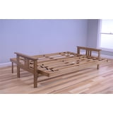 Kodiak Furniture, Queen Futon Frame, Solid Wood, Butternut/Brown ...
