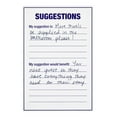 100 Sheet Suggestion Cards - Blank Feedback, Comment Cards for Office ...