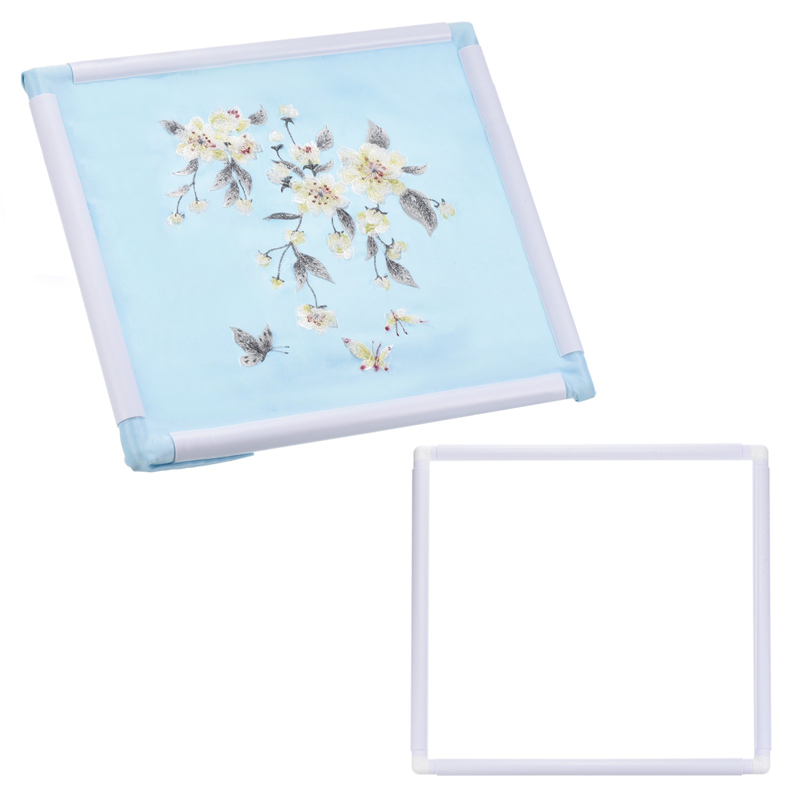 Click here for Unique Bargains Embroidery Hoops Frame Reusable Sq... prices