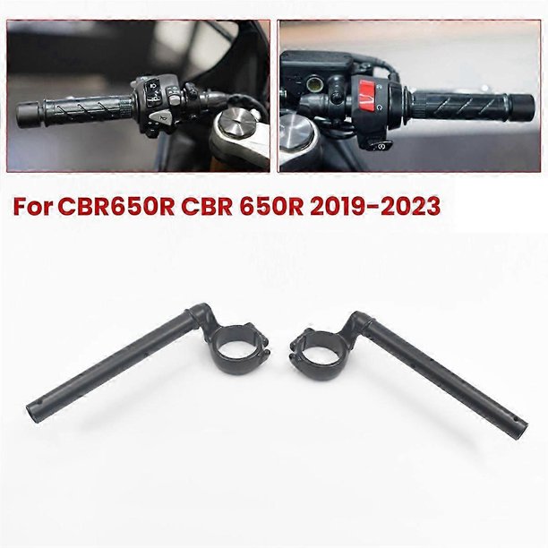 Motorcycle Black Handle Bar Clip-on Fork Tube Handlebars for CBR650R ...