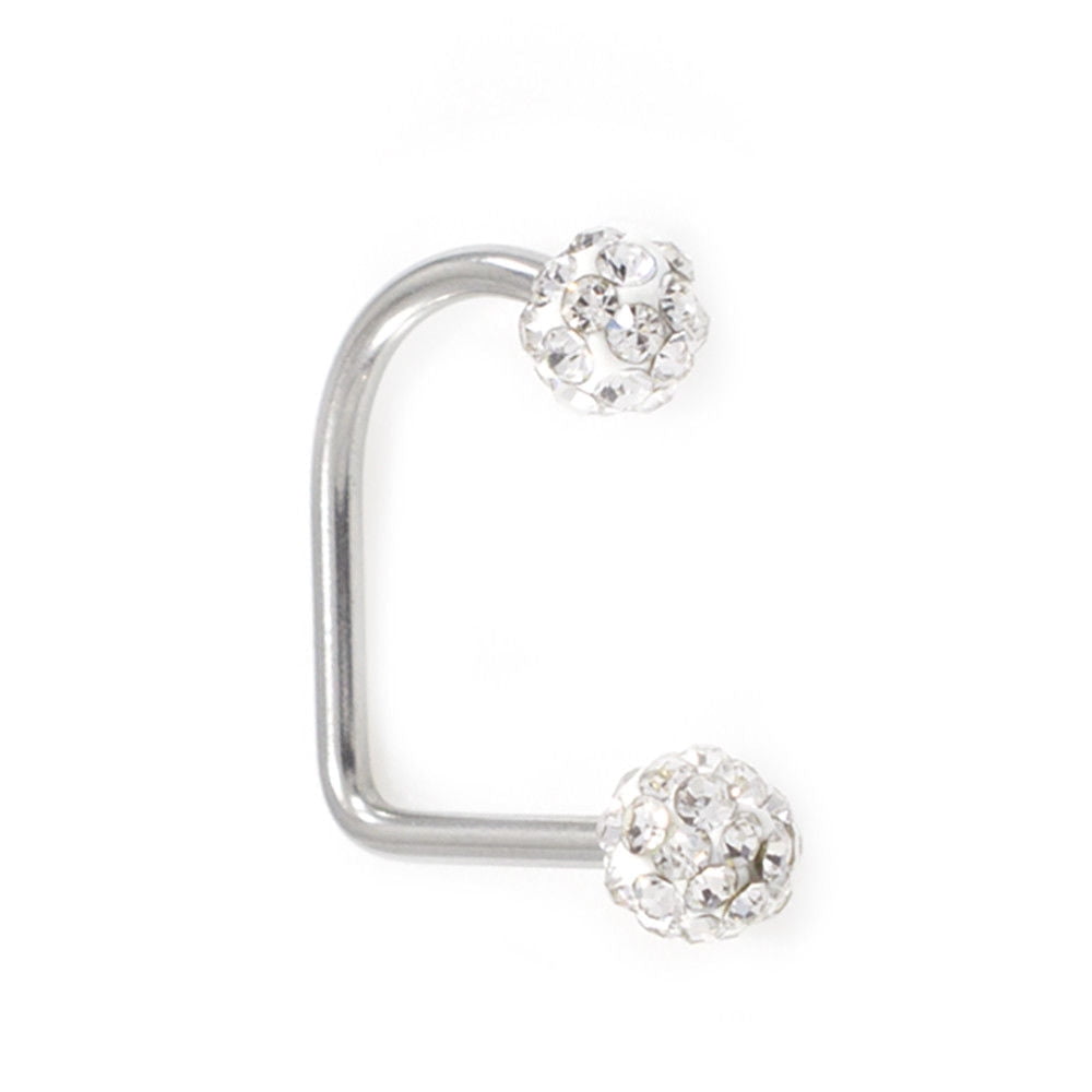 Lippy Loop Surgical Steel Lip Ring with Ferido Ball 16G - Walmart.com