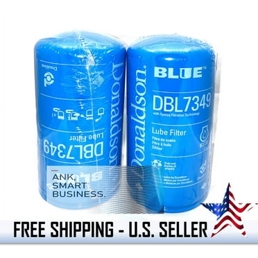 Donaldson BLUE Synteq DBL7405 Lube Filter, Spin-On Full-Flow, 15 MICRON ...