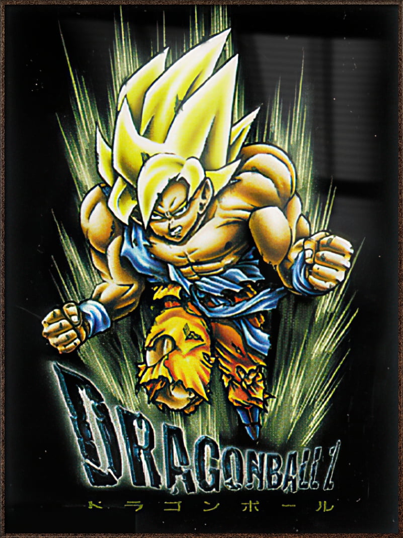 Dragonball Z - Framed Manga / Anime TV Show Poster (Son Goku) (Antique ...