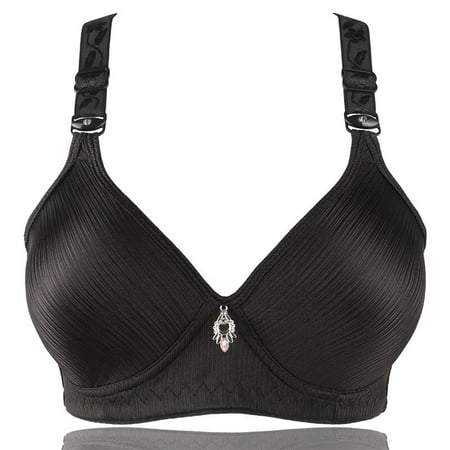 Women Wireless Bras Push-up Bra Wire Free Adjusted Big Size Bras Female ...